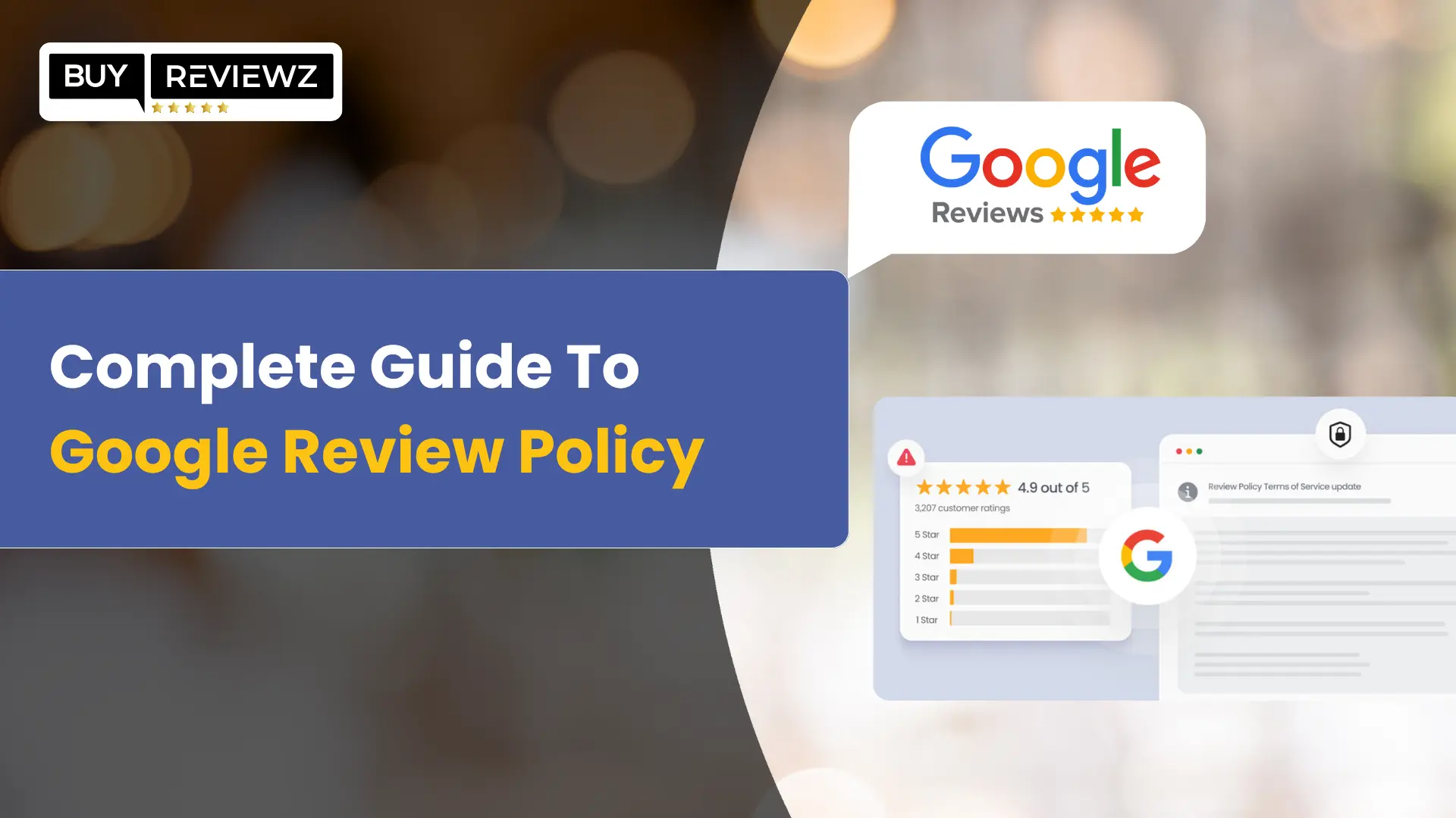 Google Review Policy 2025 | BuyReviewz