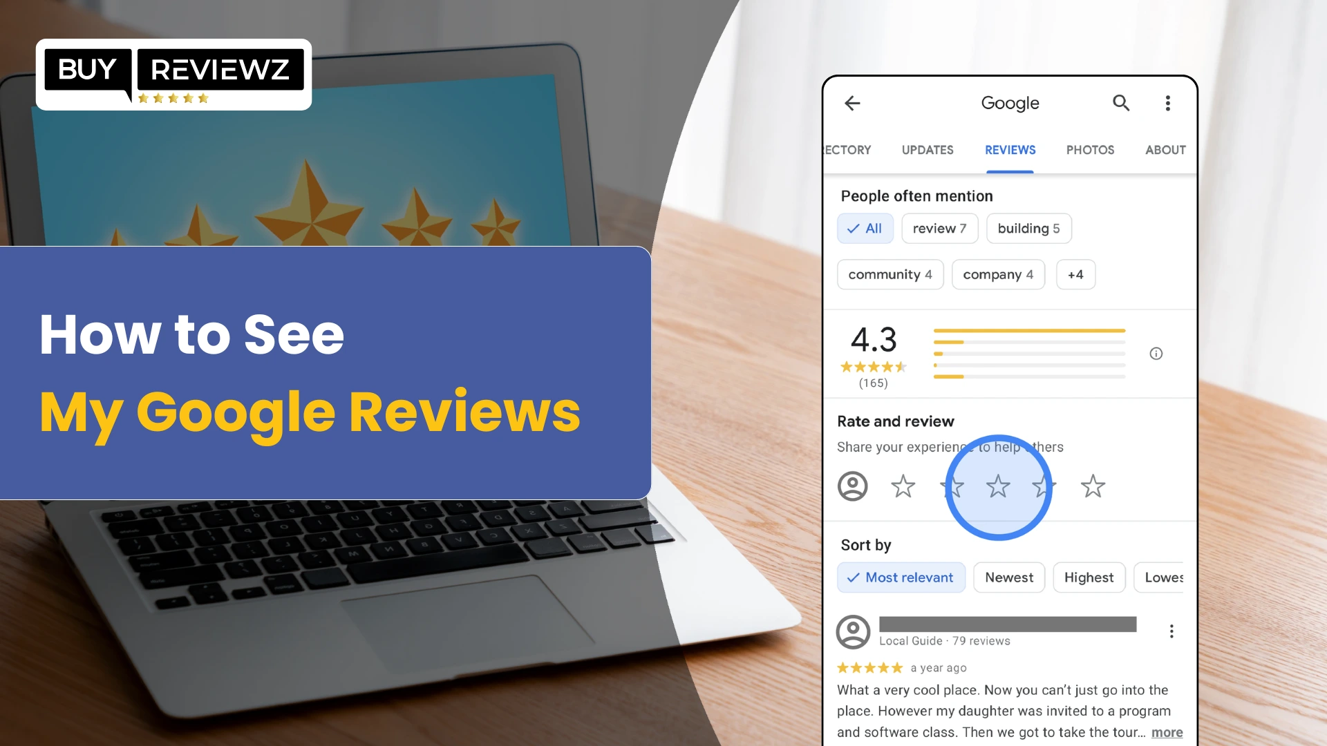How to See My Google Reviews ? | BuyReviewz